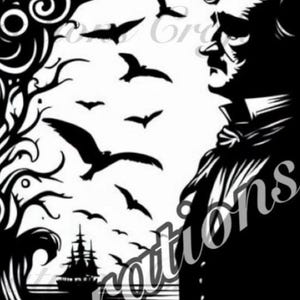 The Tale of Poe SVG and PNG - Etsy