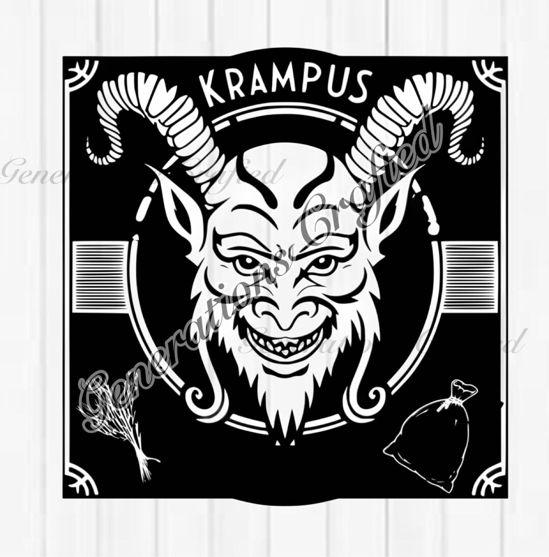 Krampus SVG and PNG - Etsy Canada