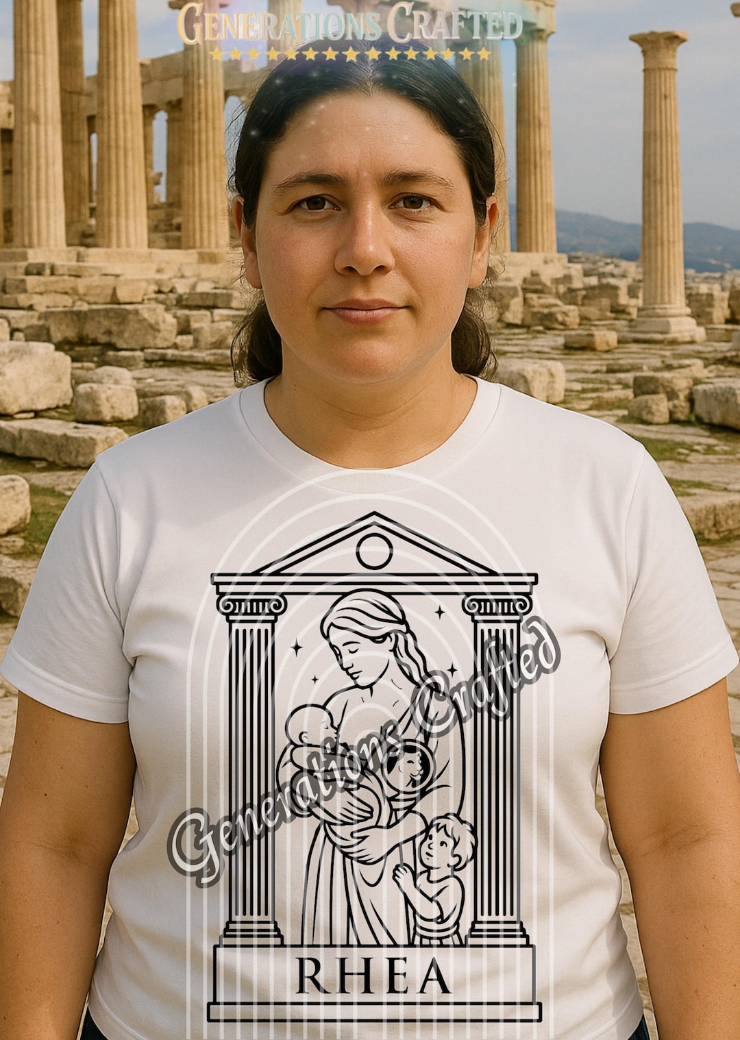Rhea Greek Goddess Mother of Gods SVG and PNG for Cricut Silhouette ...