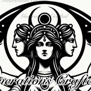 The Goddess Hecate SVG and PNG - Etsy