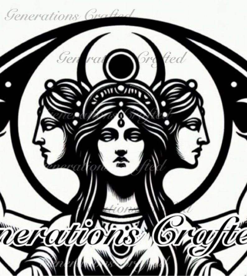 The Goddess Hecate SVG and PNG - Etsy