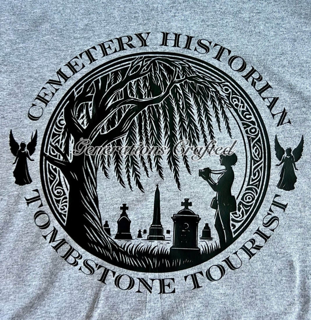 Cemetery Historian SVG and PNG (female Version) - Etsy