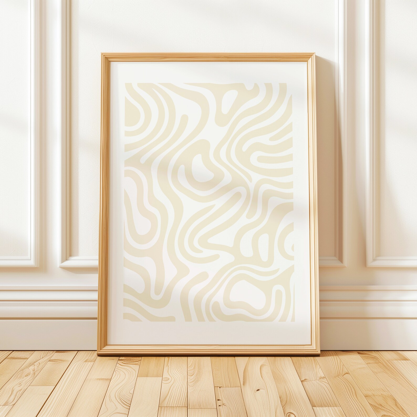 Modern Topography Minimalist Printable Wall Art, Neutral Abstract Art ...