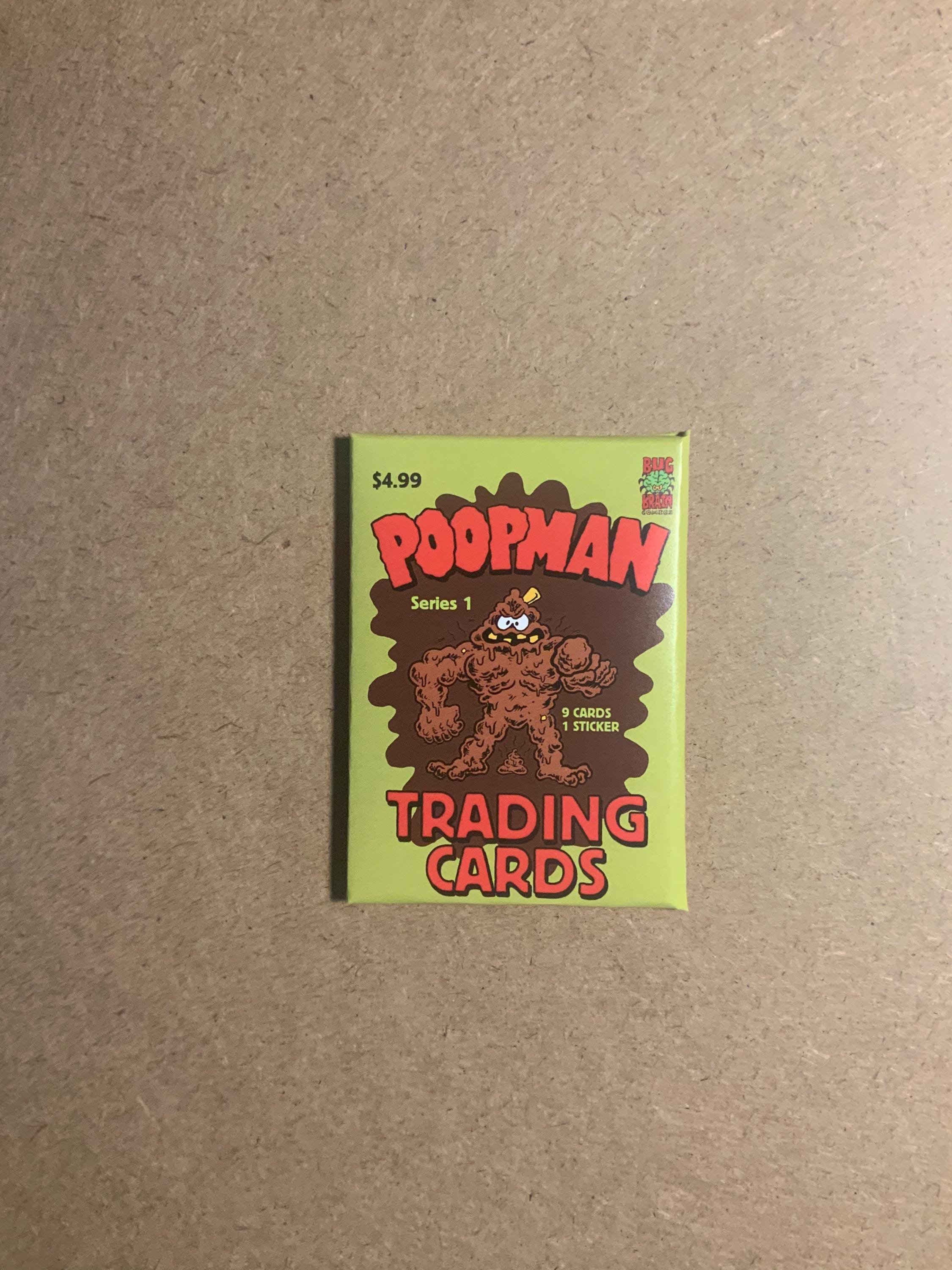 Poopman Trading Cards Series 1 - Etsy