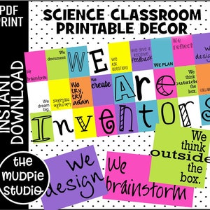 Printable Science Decor, Classroom Decor, Science Sign, Science Board ...