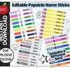 Editable Pencil Classroom Tag Label - Classroom Decor, Pencil Tag ...