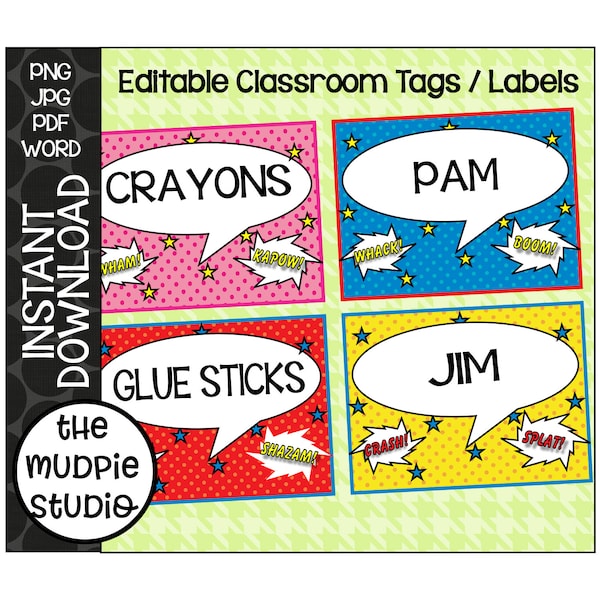 Superhero Classroom Decor - Etsy