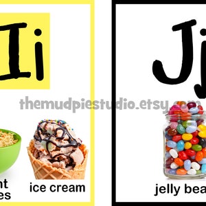 Alphabet Printable, Kid Food ABC, Classroom Decor, Reading Teacher ...