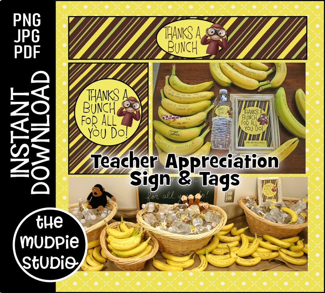 Teacher Appreciation Thank You Sign Water Bottle Label - Tag, Thanks a ...