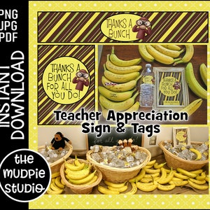 Teacher Appreciation Thank You Sign Water Bottle Label - Tag, Thanks a ...