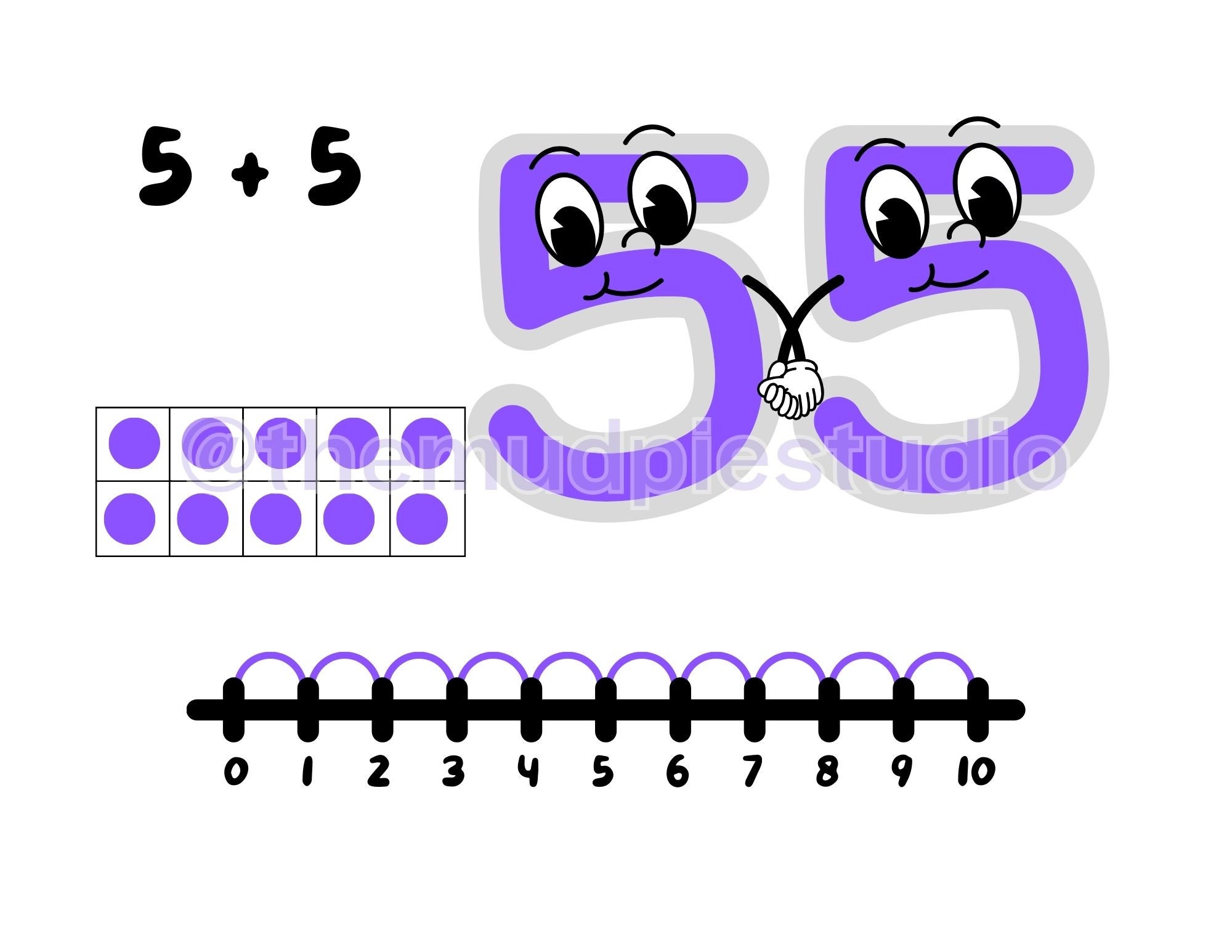 Math Ten Friends Posters - Math Class, Bulletin Board, Math Teacher ...