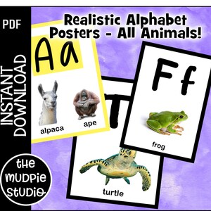 Alphabet Printable, Animal Abcs, Classroom Decor, Reading Teacher ...