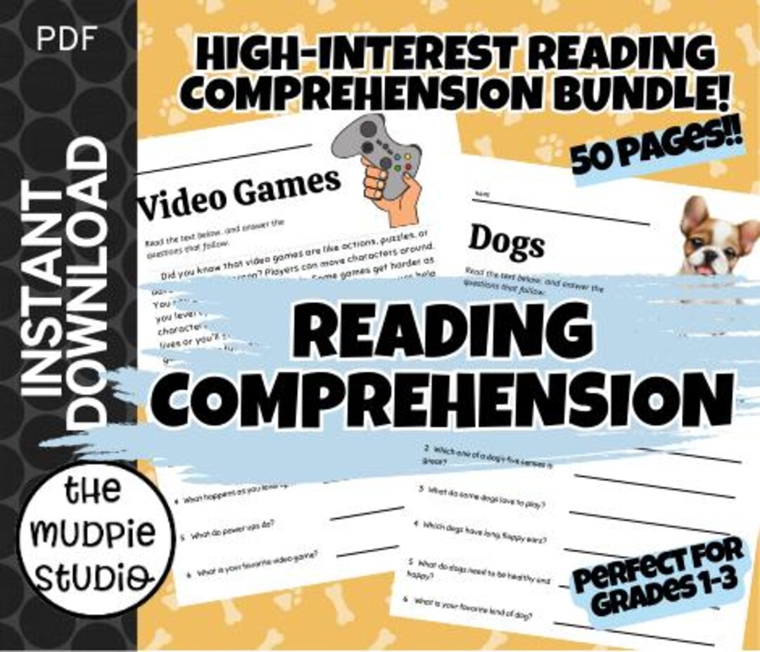 50 Comprehension Decodable Reading Passages With Questions - 1st Grade ...