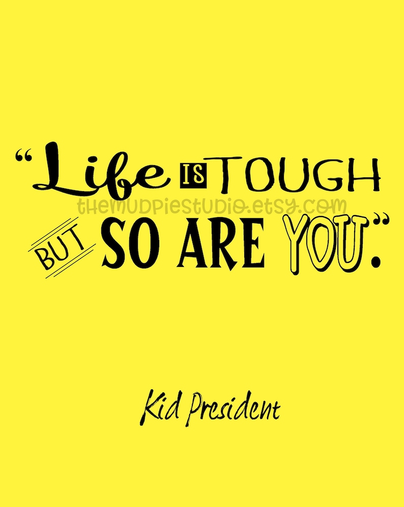 Kid President Poster Kid President Quote Kid President - Etsy