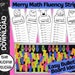 Merry Math Fact Fluency Strips and Holiday Bulletin Board - Etsy