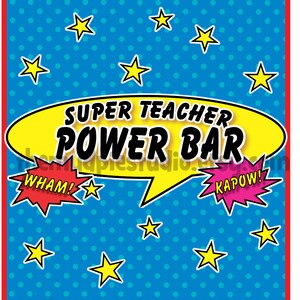 Teacher Appreciation Thank You Candy Bar Wrapper - Teacher Gift, Thank ...