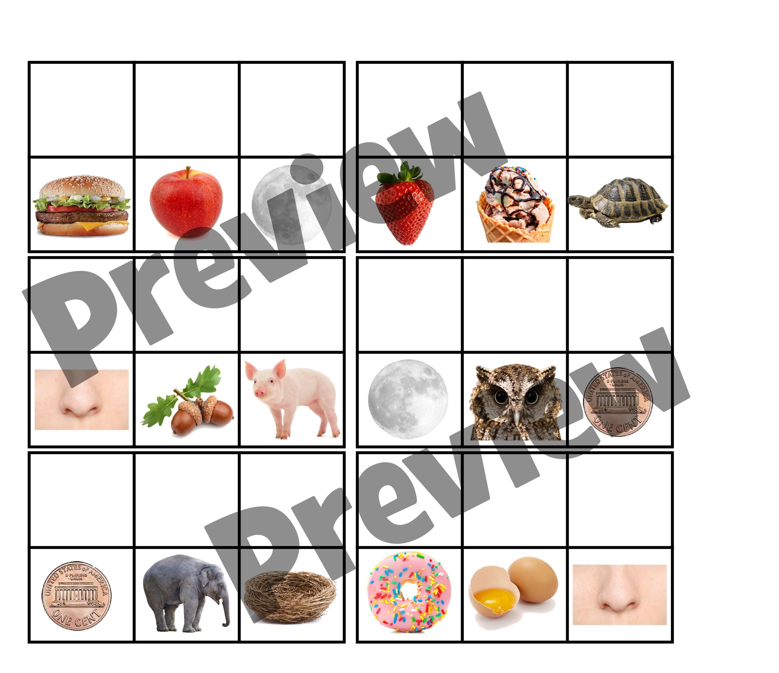 Beginning Sound Flash Cards - Phonics, Phonemic Awareness, Sound ...