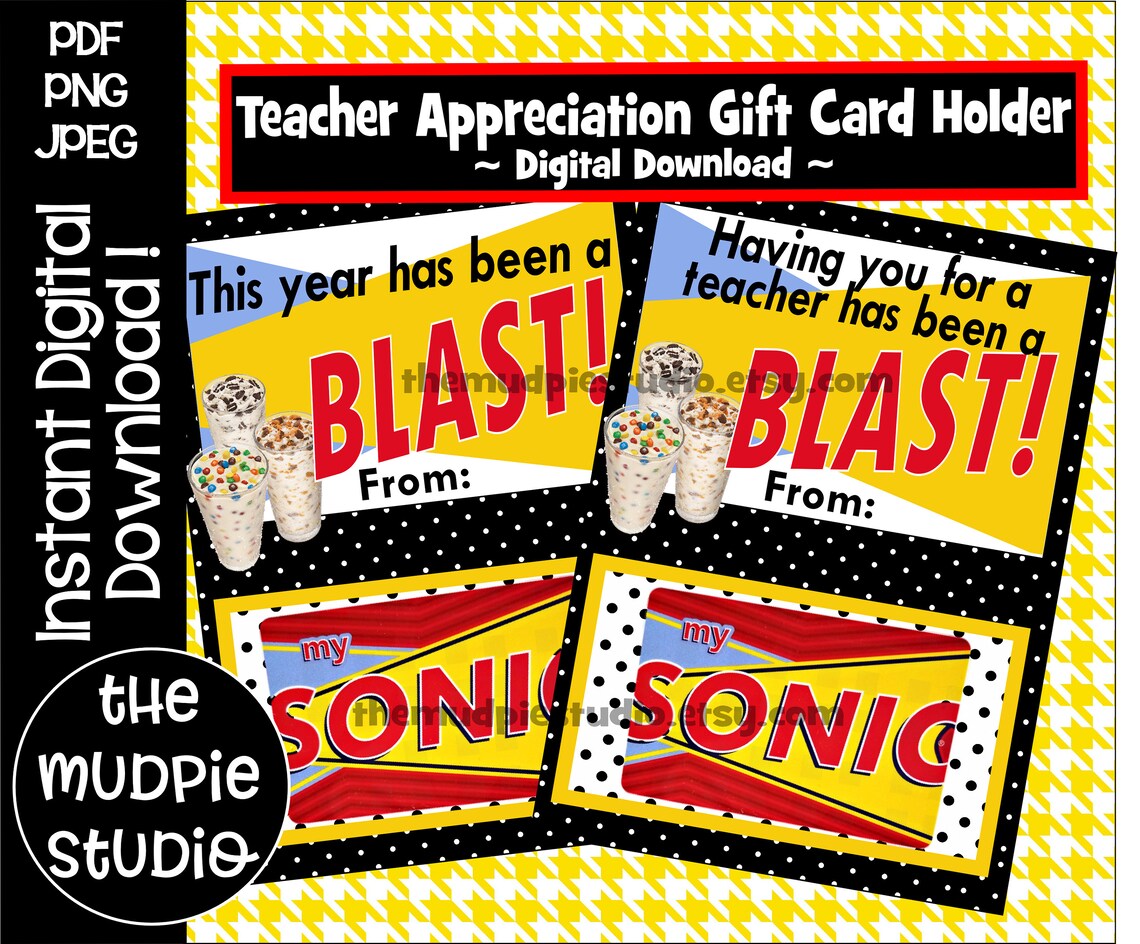 Teacher Appreciation Gift Card Holder Teacher Gift Card - Etsy