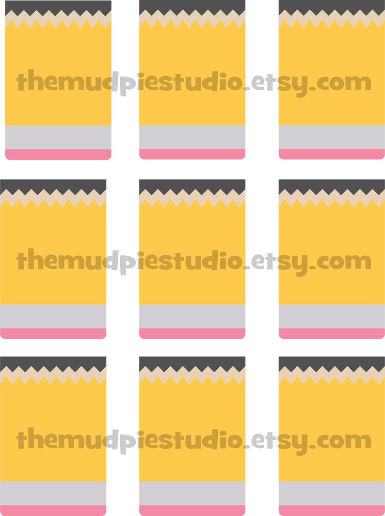 Editable Pencil Classroom Tag Label Classroom Decor Pencil | Etsy
