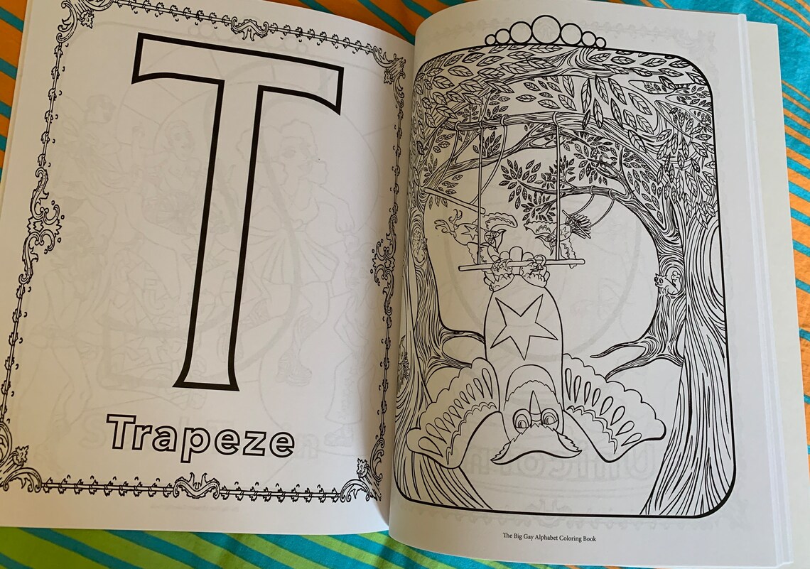 The Big Gay Alphabet Coloring Book: LGBTQAI+ by Jacinta Bunnell - Etsy