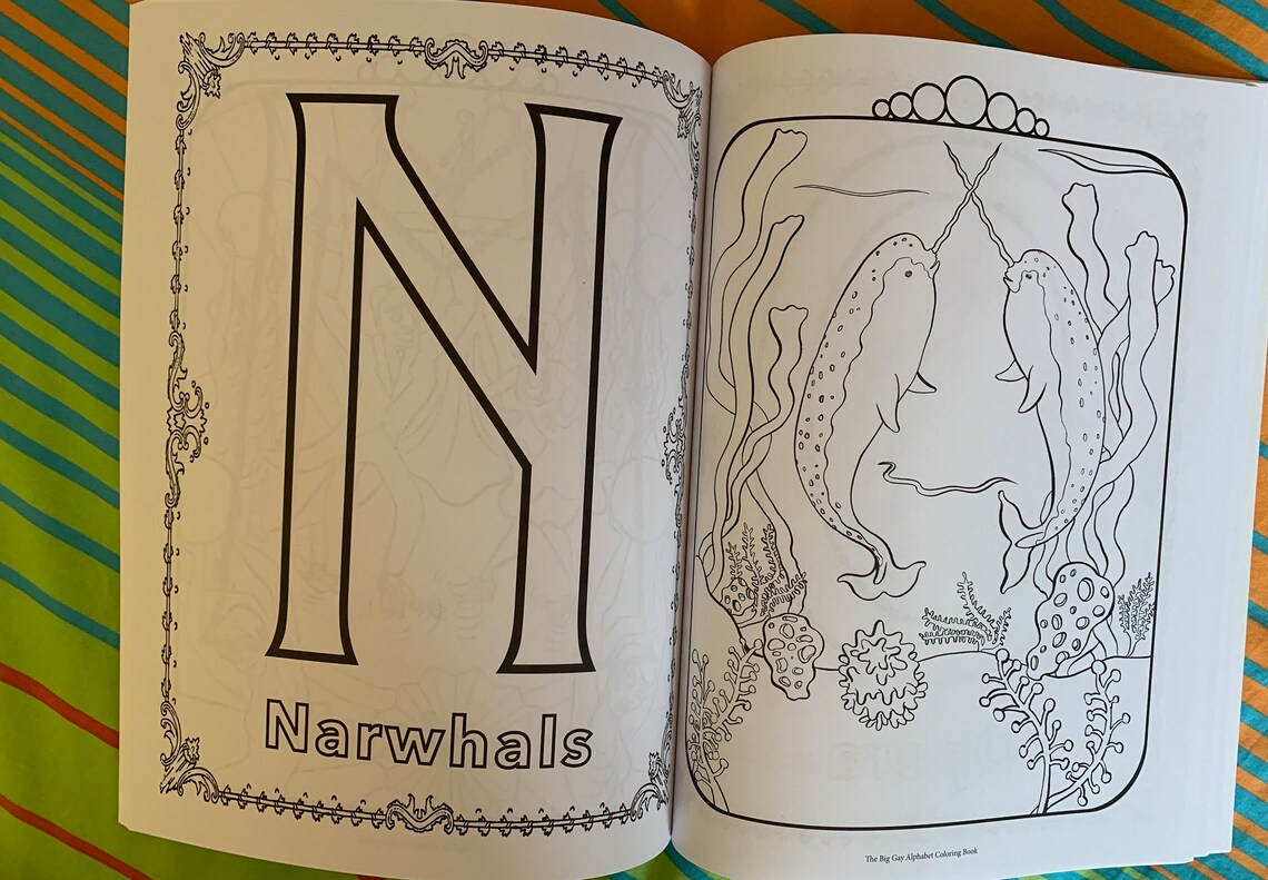 The Big Gay Alphabet Coloring Book: LGBTQAI+ by Jacinta Bunnell - Etsy