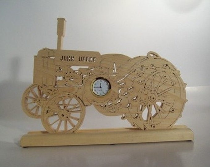 Antique John Deere Tractor Mini Clock - Etsy