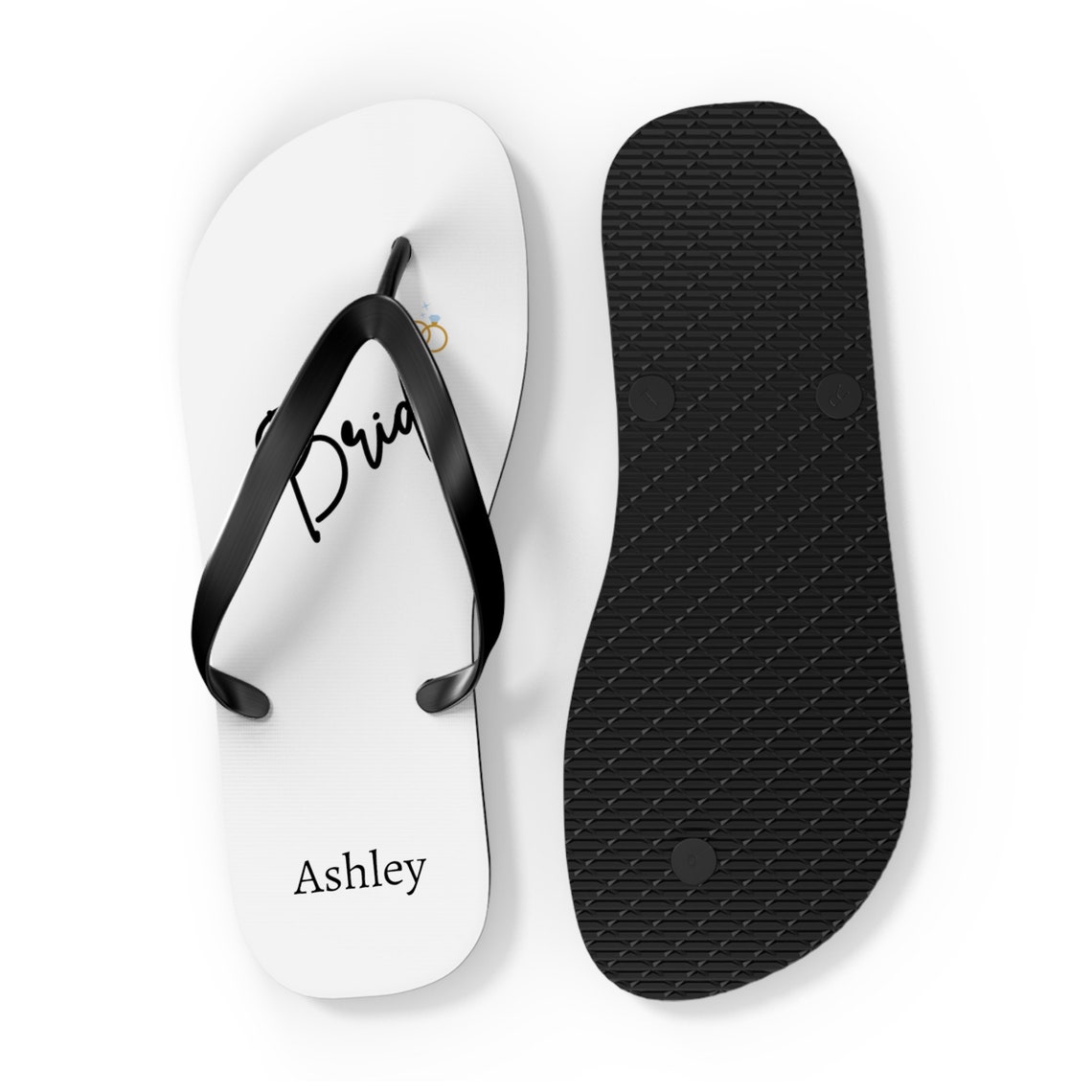 Custom Bride & Team Bride Flip-flop Sandals - Etsy