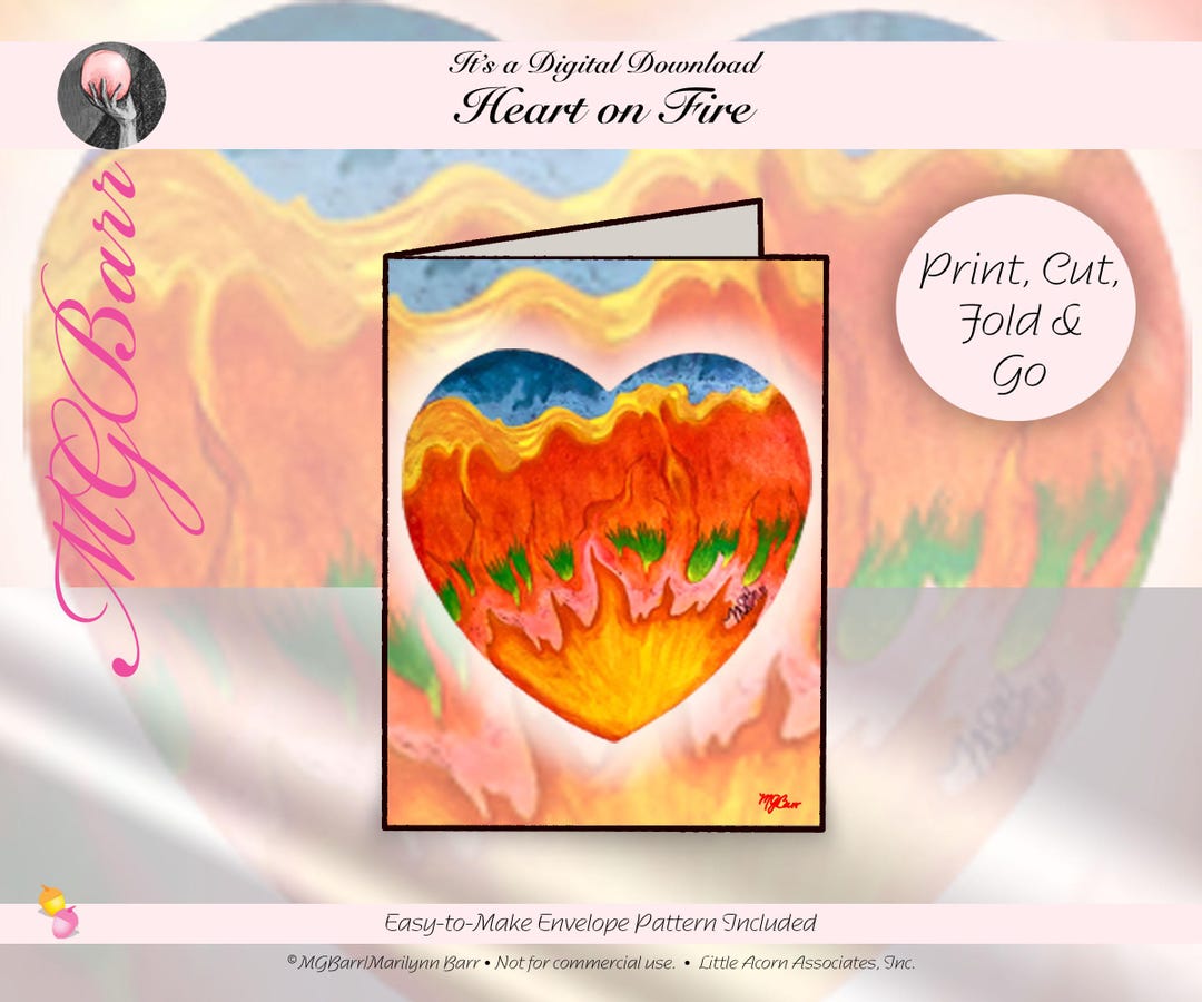 DIY | Art Note Card | Digital Download | Printable | Instant Download ...
