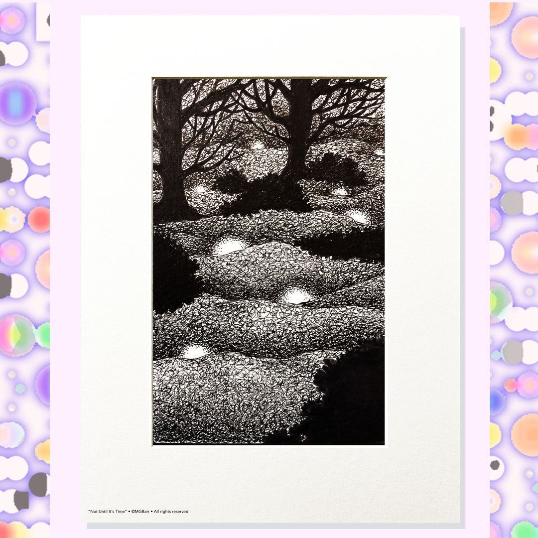 Wisp - A Pen & Ink Illustration - Etsy