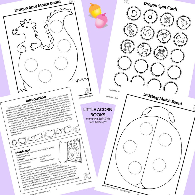 Match Ups for Early Alphabet Skills - Etsy