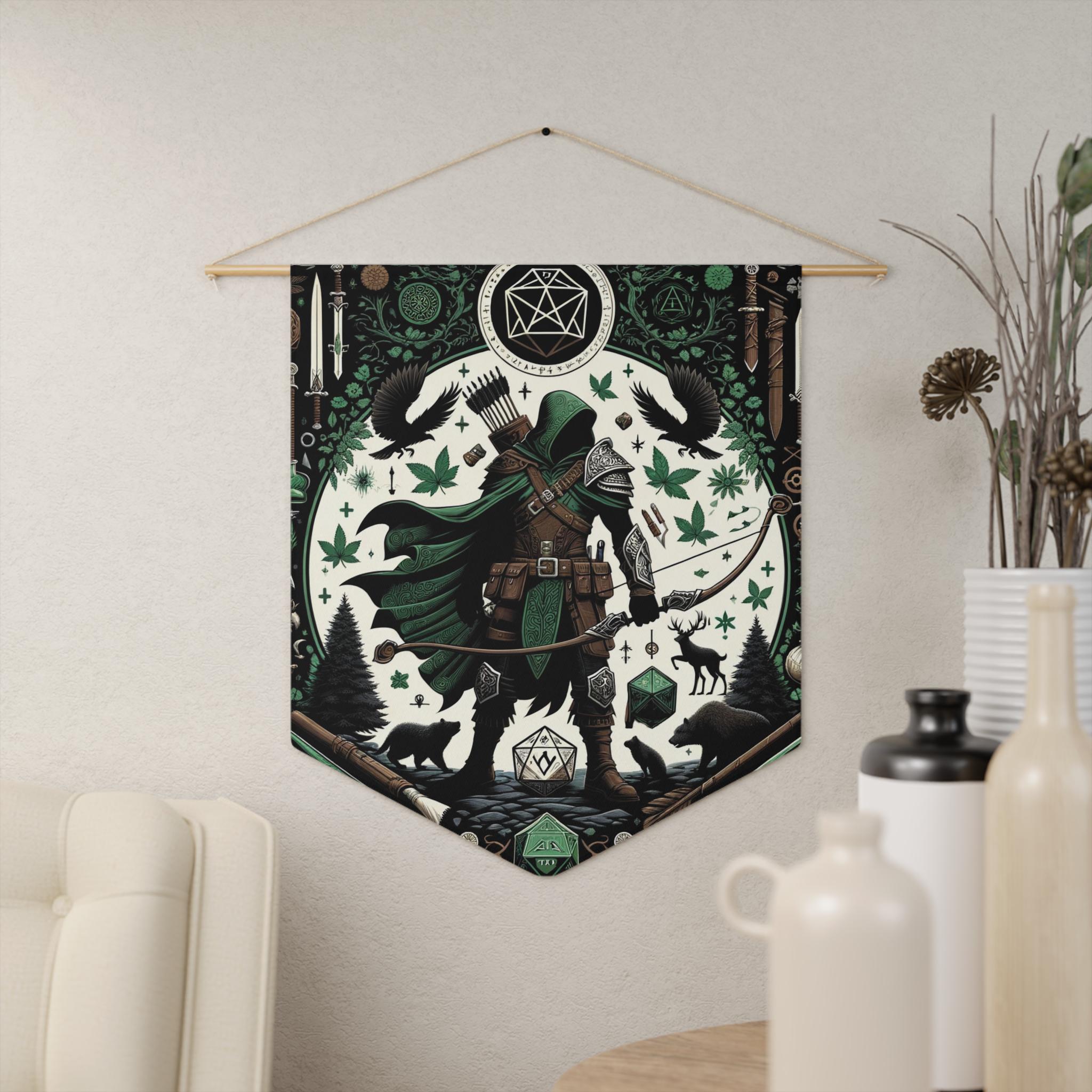 Dnd Ranger Pennant | D&D Flag | Fantasy Wall Decor Hanging | "ranger ...