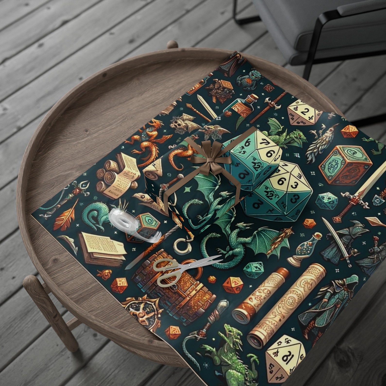 Dnd Wrapping Paper | D&D Gift Wrap | Fantasy - Etsy UK