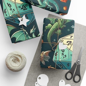 Dnd Wrapping Paper | D&D Gift Wrap | Fantasy - Etsy UK