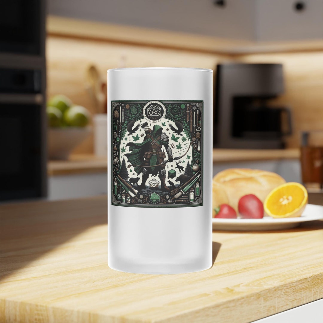 Ranger Frosted Glass Beer Mug - Dungeons and Dragons Dnd Gift, Tankard ...