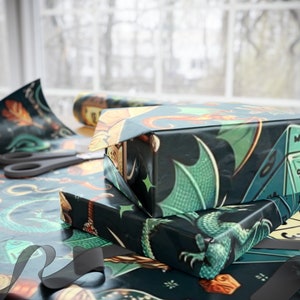 Dnd Wrapping Paper | D&D Gift Wrap | Fantasy - Etsy UK