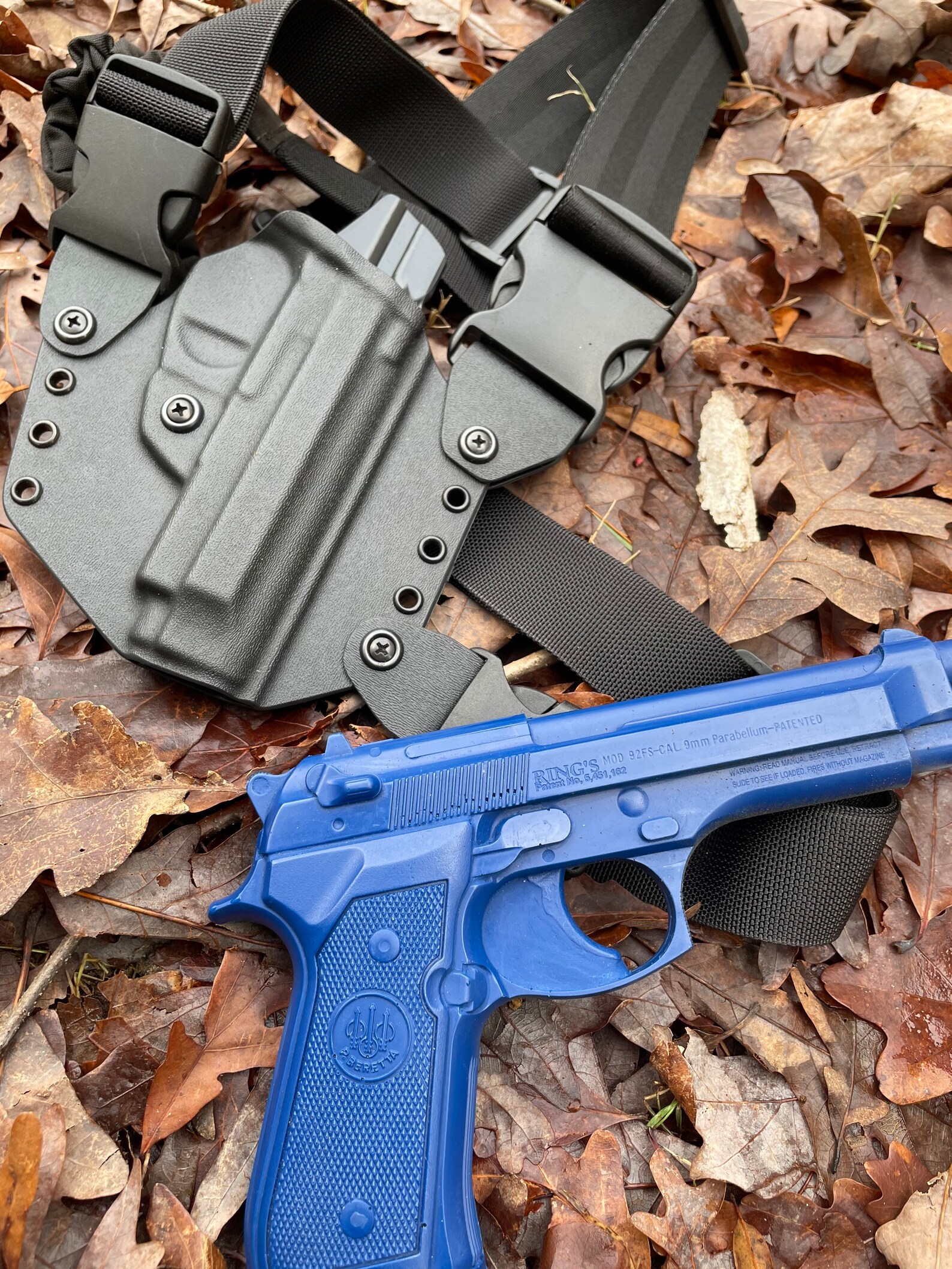 Beretta 92fs M9 Kydex Chest Holster Color Black - Etsy