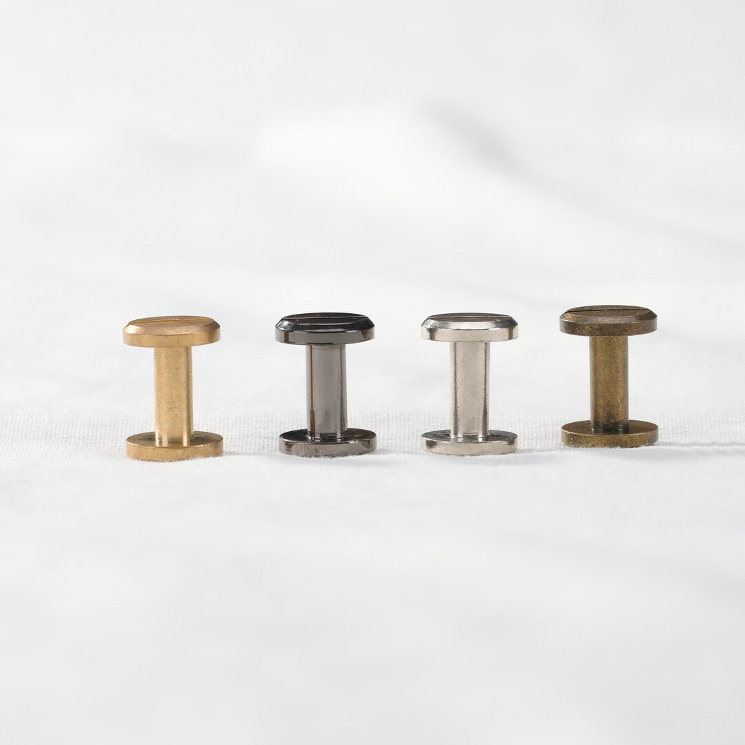Four-color Screw, Chicago Leather Screws, Rivets, Suitable for Various ...
