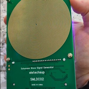 Programmable Schumann Resonance Generator With Selenite, Laser-engraved ...