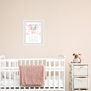 Digital Baby Girl Birth Poster. Personalized Birth Poster. Newborn Baby ...