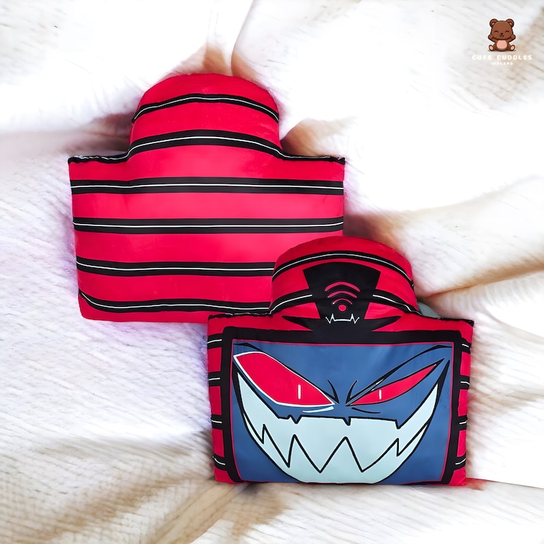 Cute Vox Plush Throw Pillow Cute Alastor Throw Pillow - Etsy