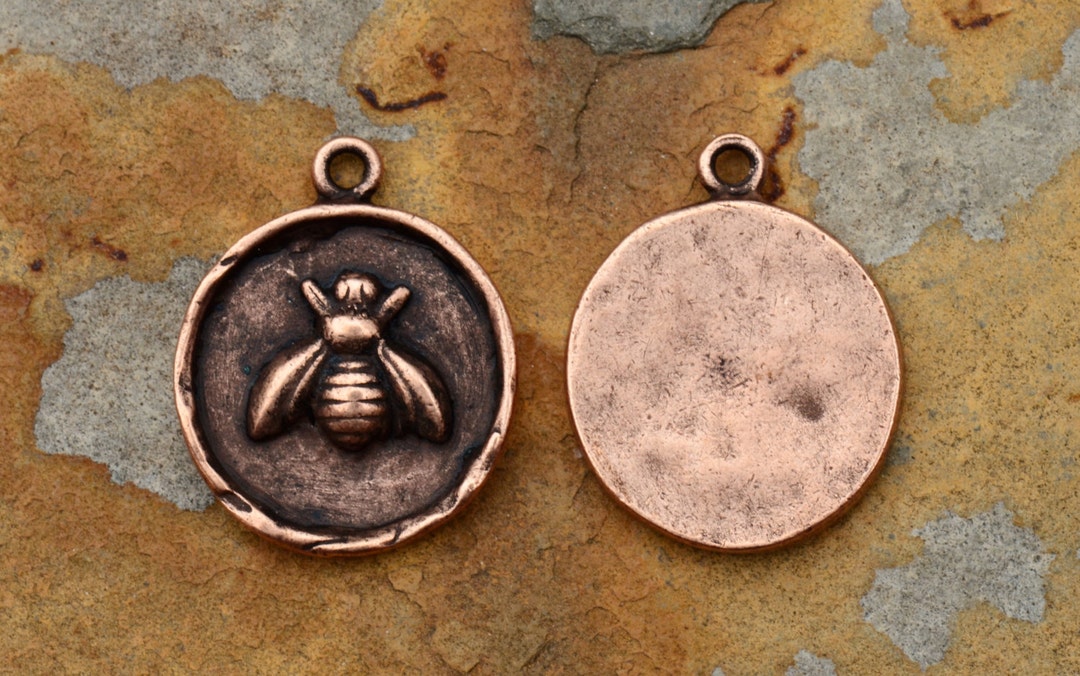 Antique Copper Bee Charm 24x20mm Nunn Designs Pick From Drop Down Menu ...