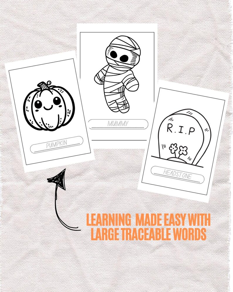 Halloween Printable Coloring Pages for Kids, Toddlers, Preschoolers ...
