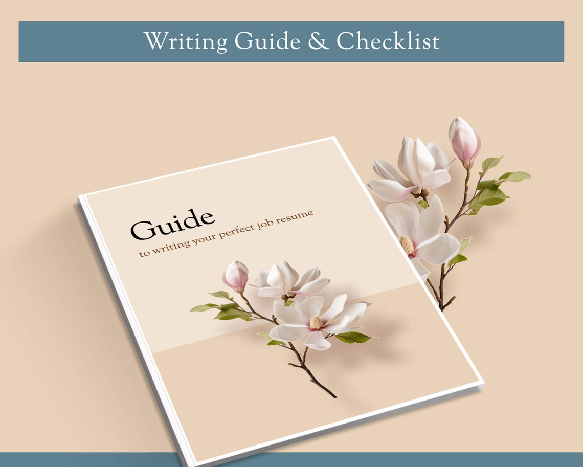 1-column Ats-friendly Resume Template Professional CV Bundle With ...