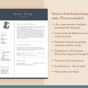 ENTRY-LEVEL Resume Template for Students and Recent Graduates Google ...