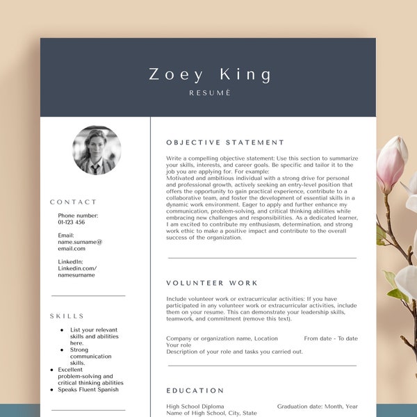 Entry Level Resume Template for Students and Recent Graduates Google ...