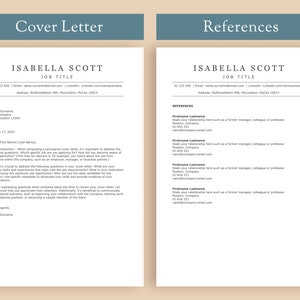 BASIC Bold Ats-friendly Resume Templates. Stand Out. 1, 2 or More Pages ...