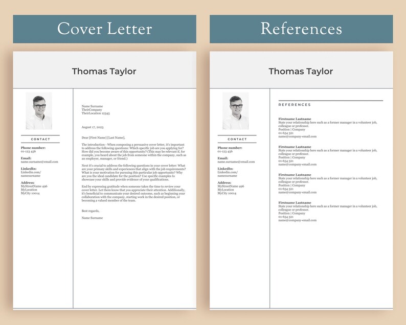 NEW GRADUATE Resume Template Clean, Modern, and Easy to Customize Start ...