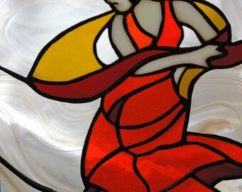 Stained Glass Dancer - Etsy