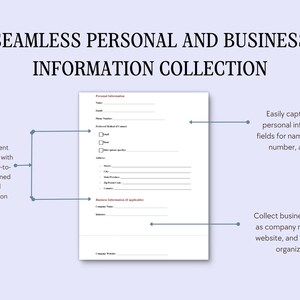 Customizable Client Intake Form for Freelancers and Consultants - Etsy