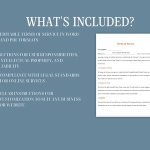 Customizable Terms of Service Template: Legal Website Protection - Etsy